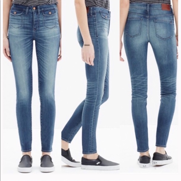 Madewell | Pants & Jumpsuits | Madewell Jeans High Riser Crop Size 28 ...